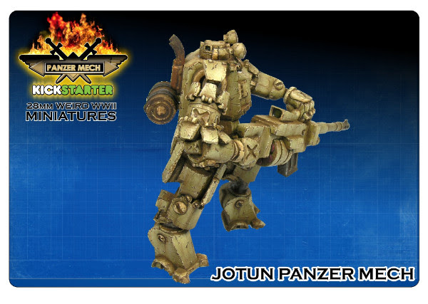 Tabletop Fix: West Wind Productions - Panzer Mech Kickstarter Previews