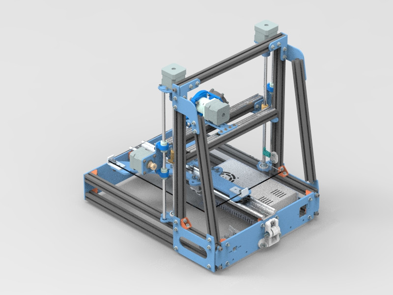 263. MendelMax 2.0 - 3D Printer - Onshape CAD || Free download 3D model