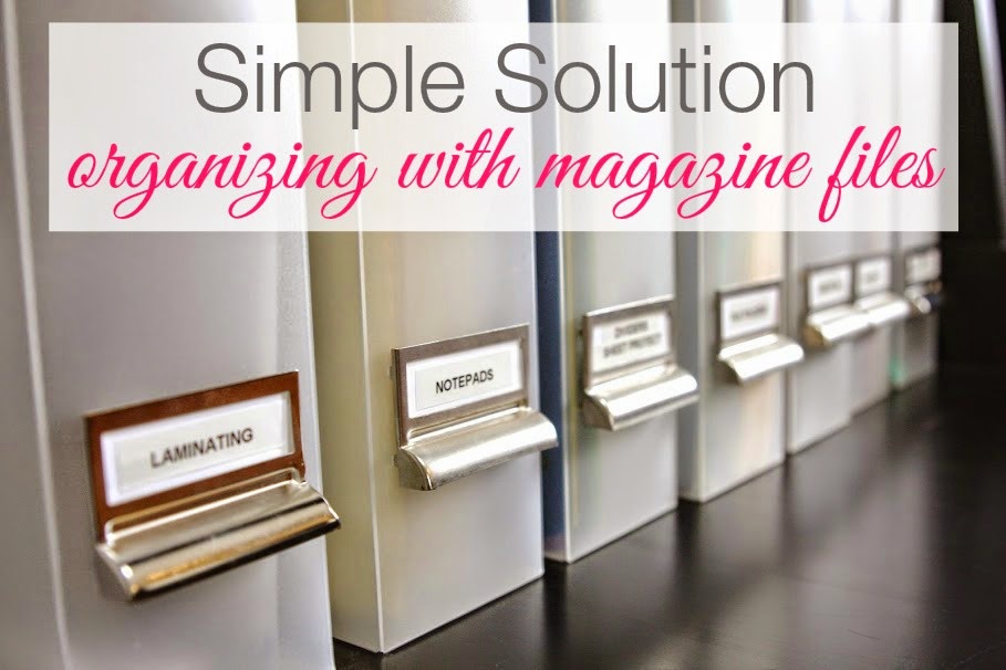 Simple Solution: Magazine Files | simply organized | Bloglovin’