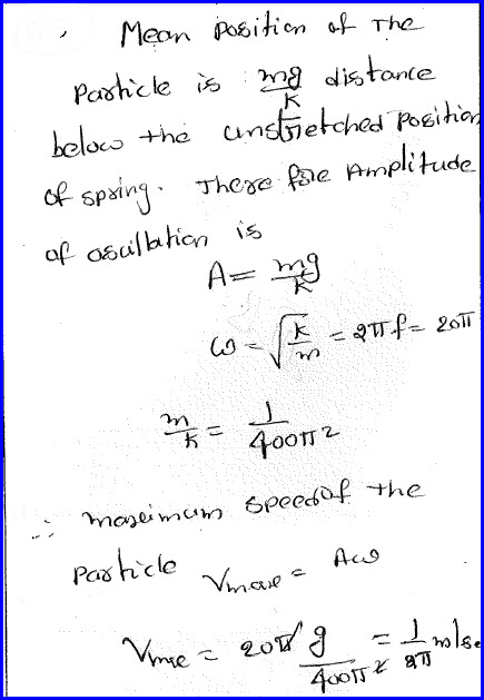 Oscillations Problems with Solution Three | IIT JEE and NEET Physics