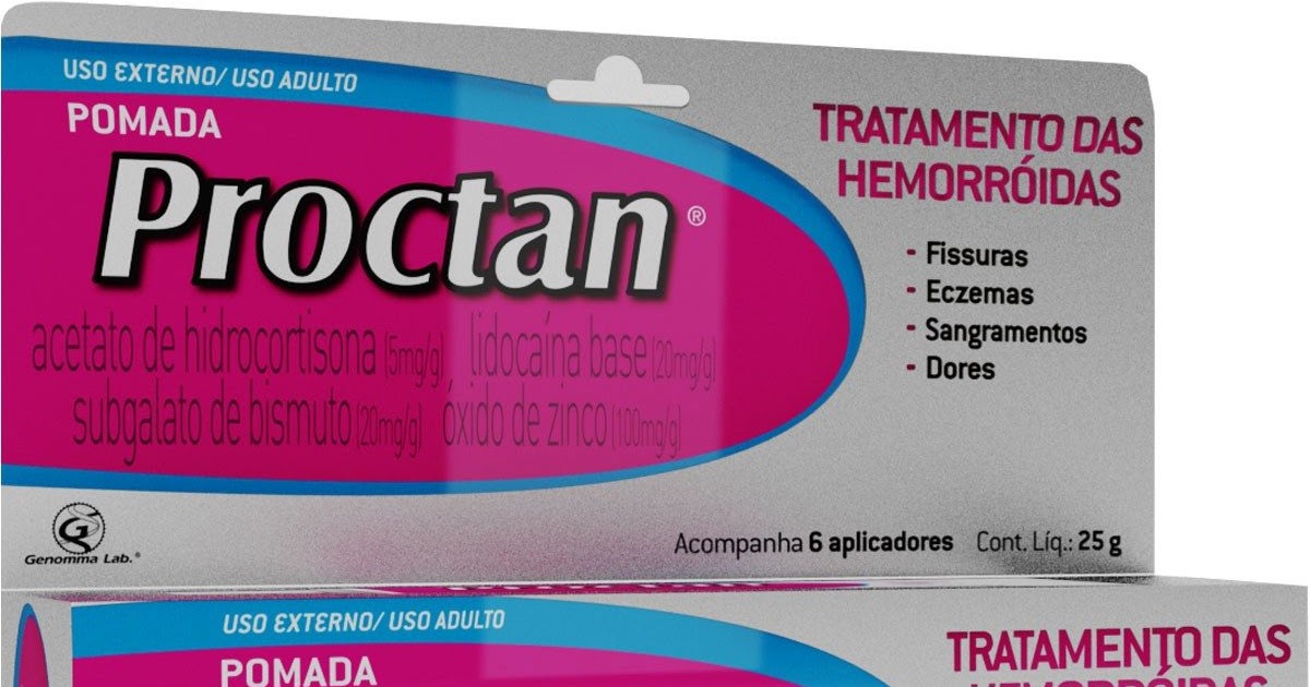 Proctan Pomada Nova Para Hemorróidas - Comprar, Preço