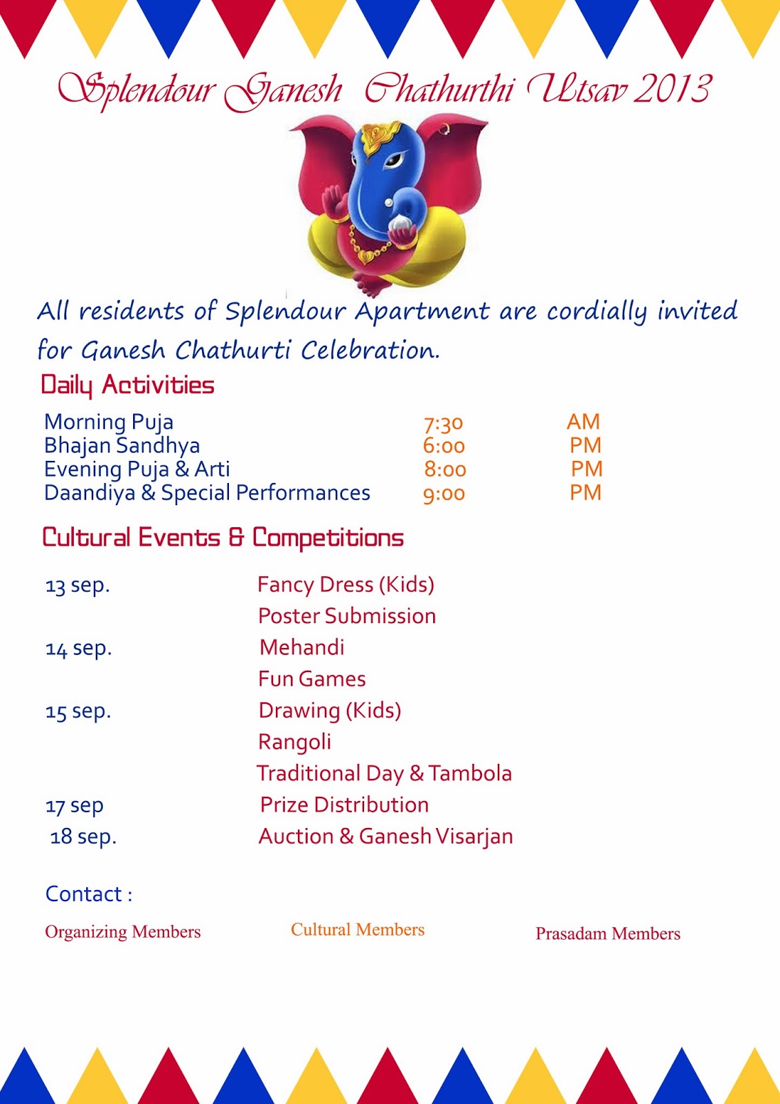 Imagination.Innovation.Creation: Invitation card