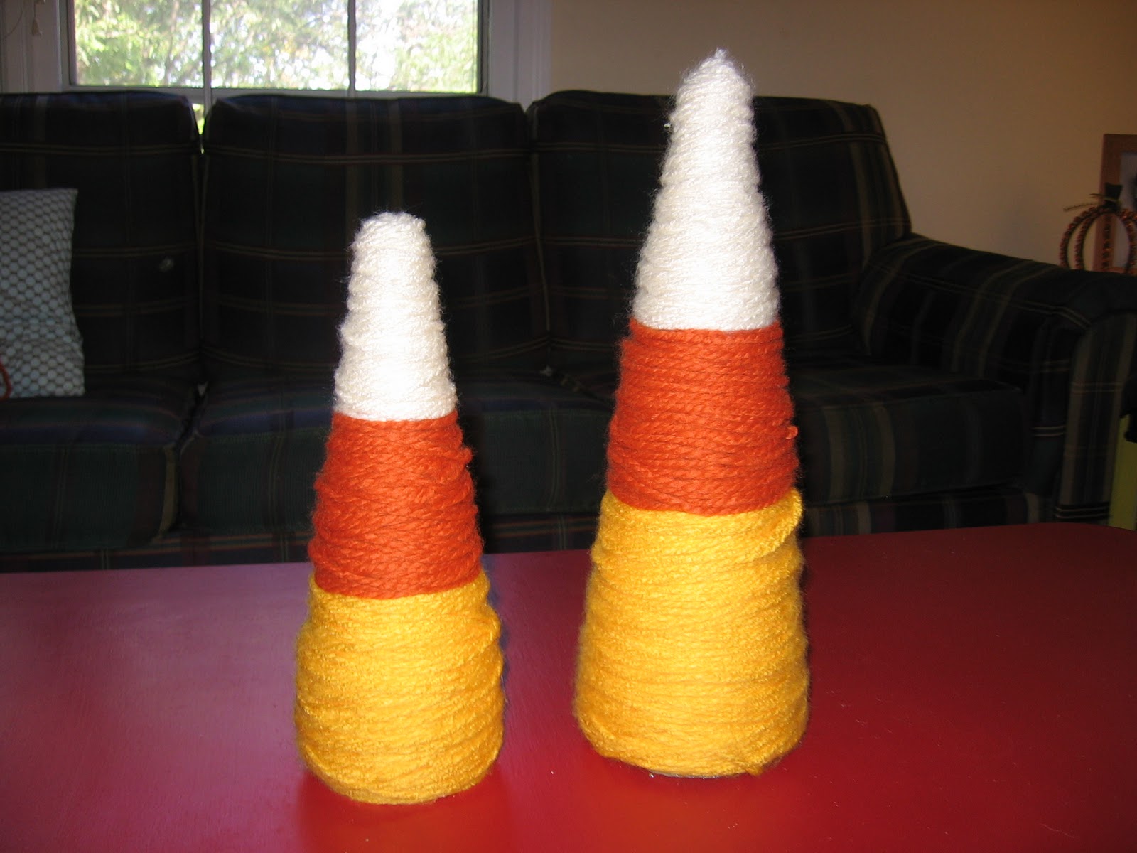 The Mommy Diaries: Candy Corn Decor {a tutorial!}