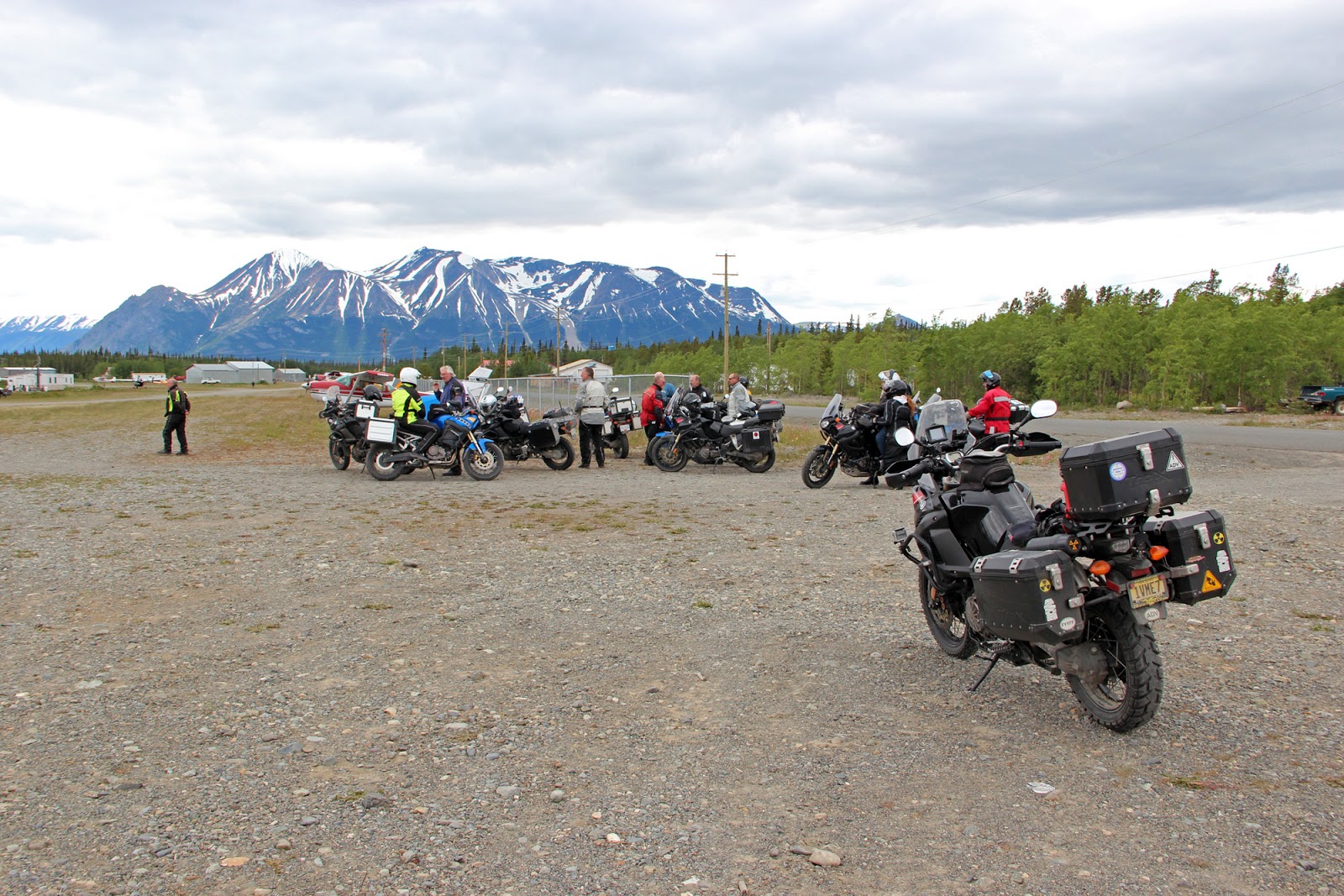 Riding the USA: Day 11 - Atlin, BC - First ride with the group