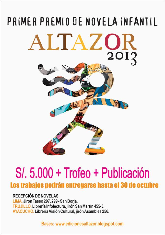 Ediciones Altazor: Bases del Primer Premio de Novela Infantil Altazor 2013