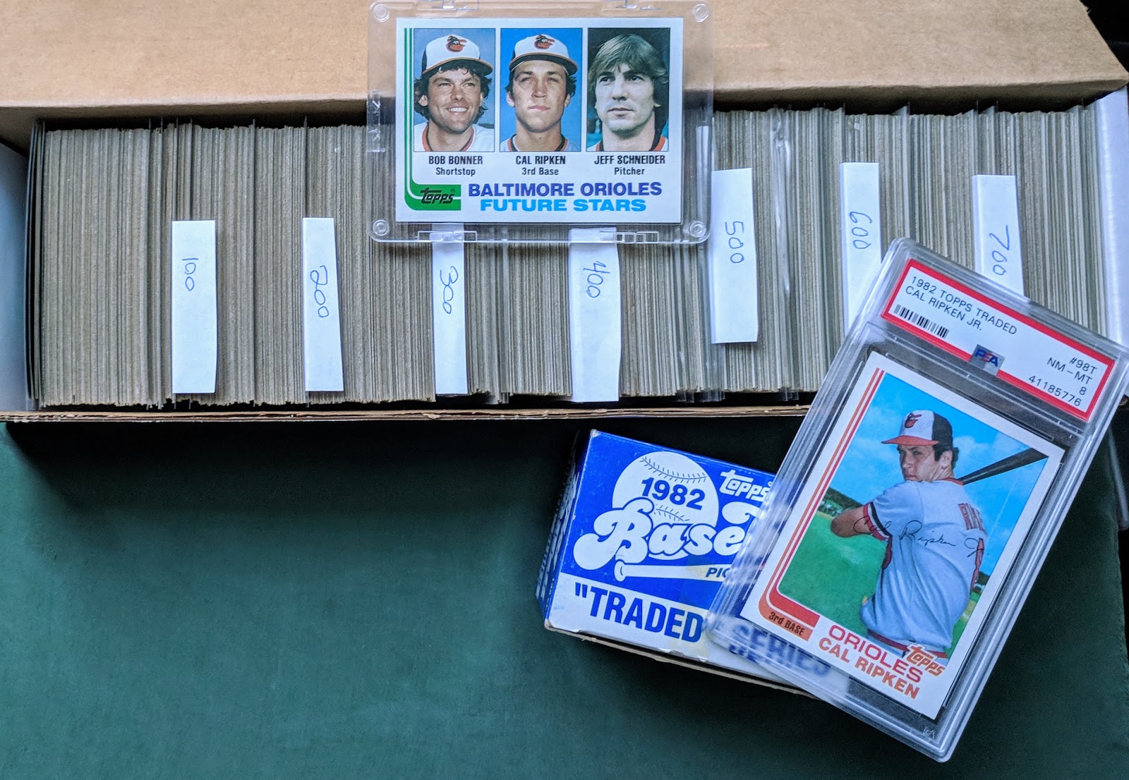 Baseball Card Breakdown: 1982 Topps Traded Cal Ripken! (Joy of a ...