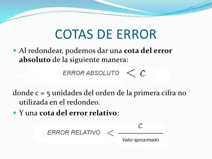 ¿Se pueden entender las matemáticas? : Errores en las aproximaciones