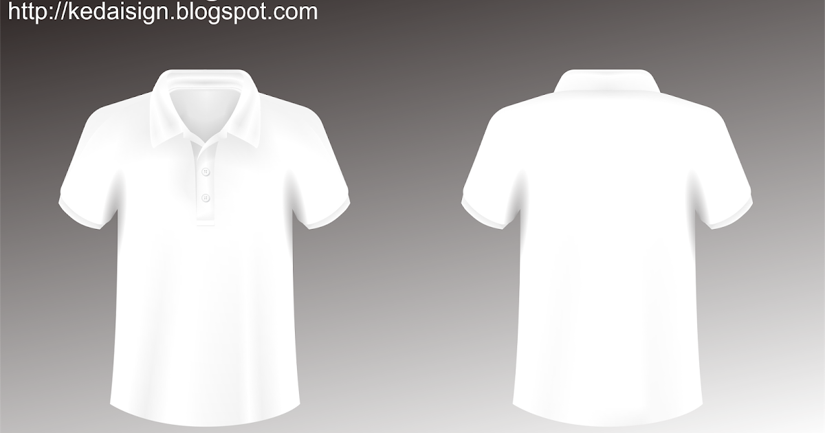 Contoh Design Kaos Polo Polos Warna Putih CDR - Kedai Design - Contoh ...