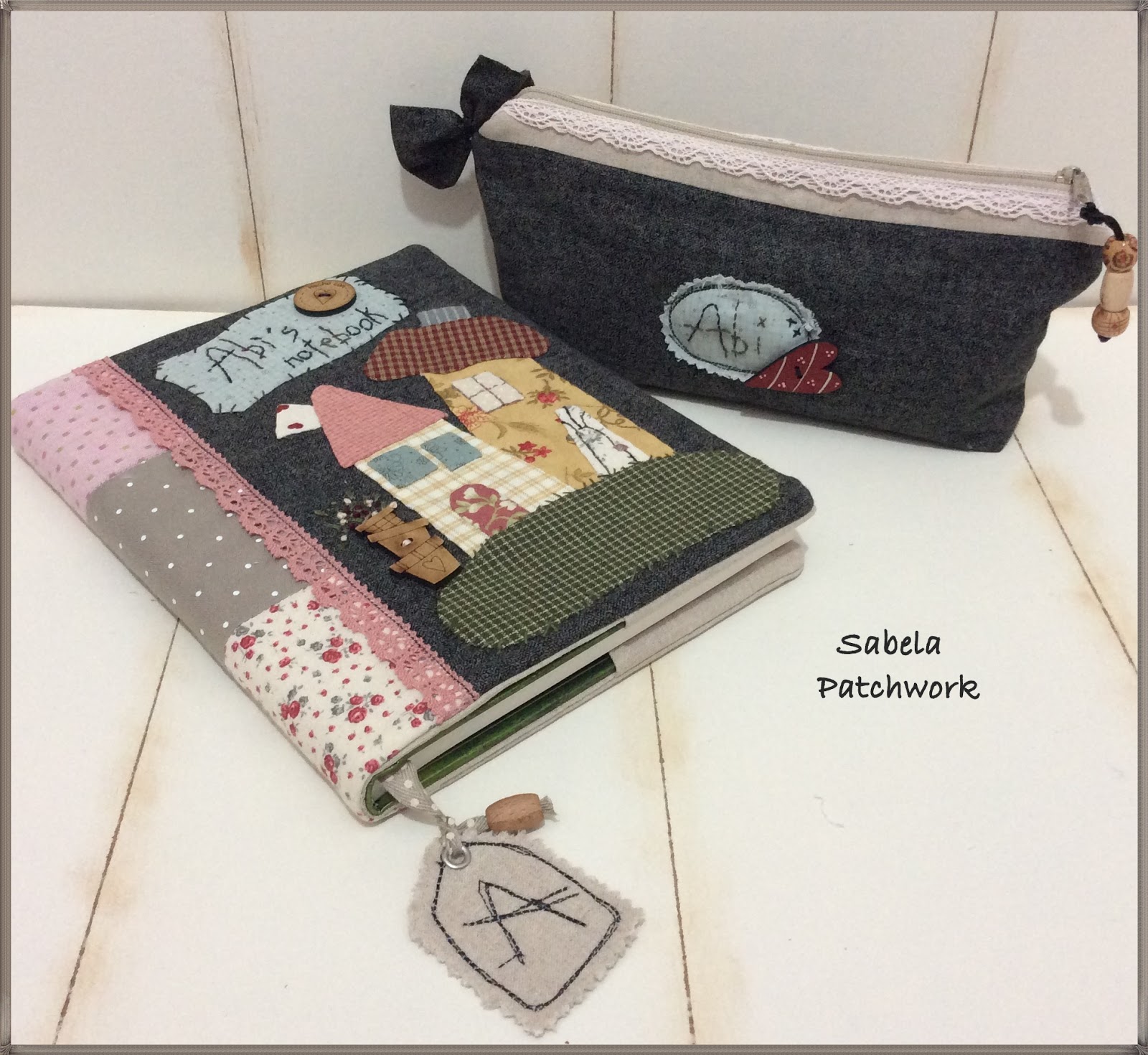 Sabela Patchwork: Funda libreta y neceser