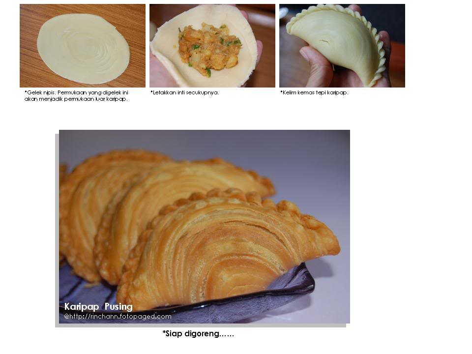 my sweet story: Percubaan pertama membuat karipap pusing