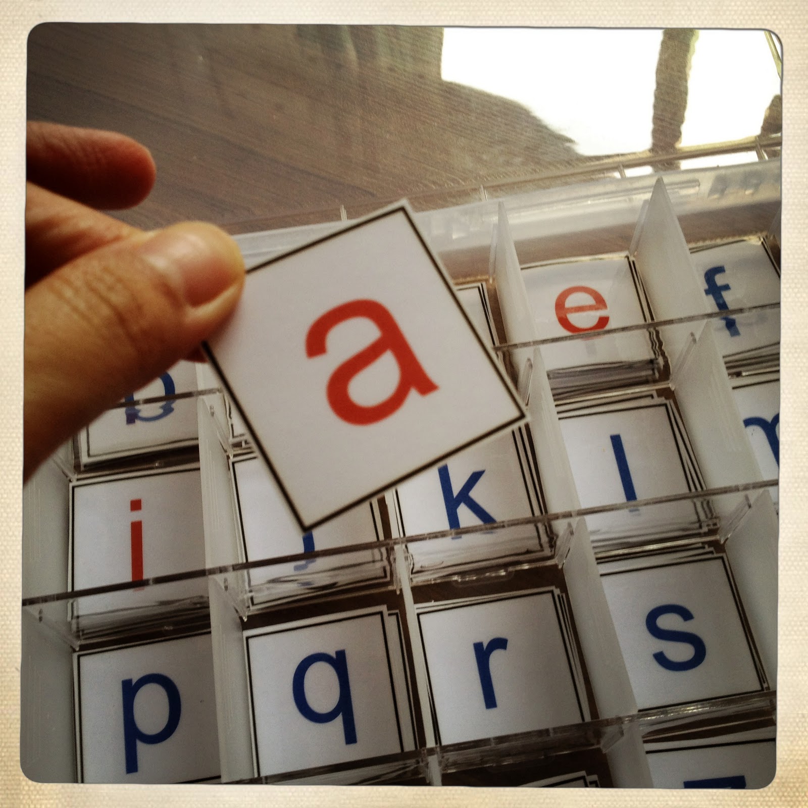 Homeschool@sg: Montessori: DIY Movable Alphabet