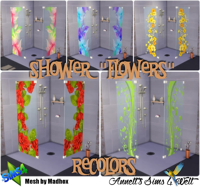 Annett's Sims 4 Welt: Shower "Flowers"