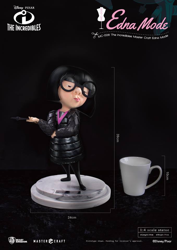 The Incredibles - Edna Mode 1/4 (Beast Kingdom)