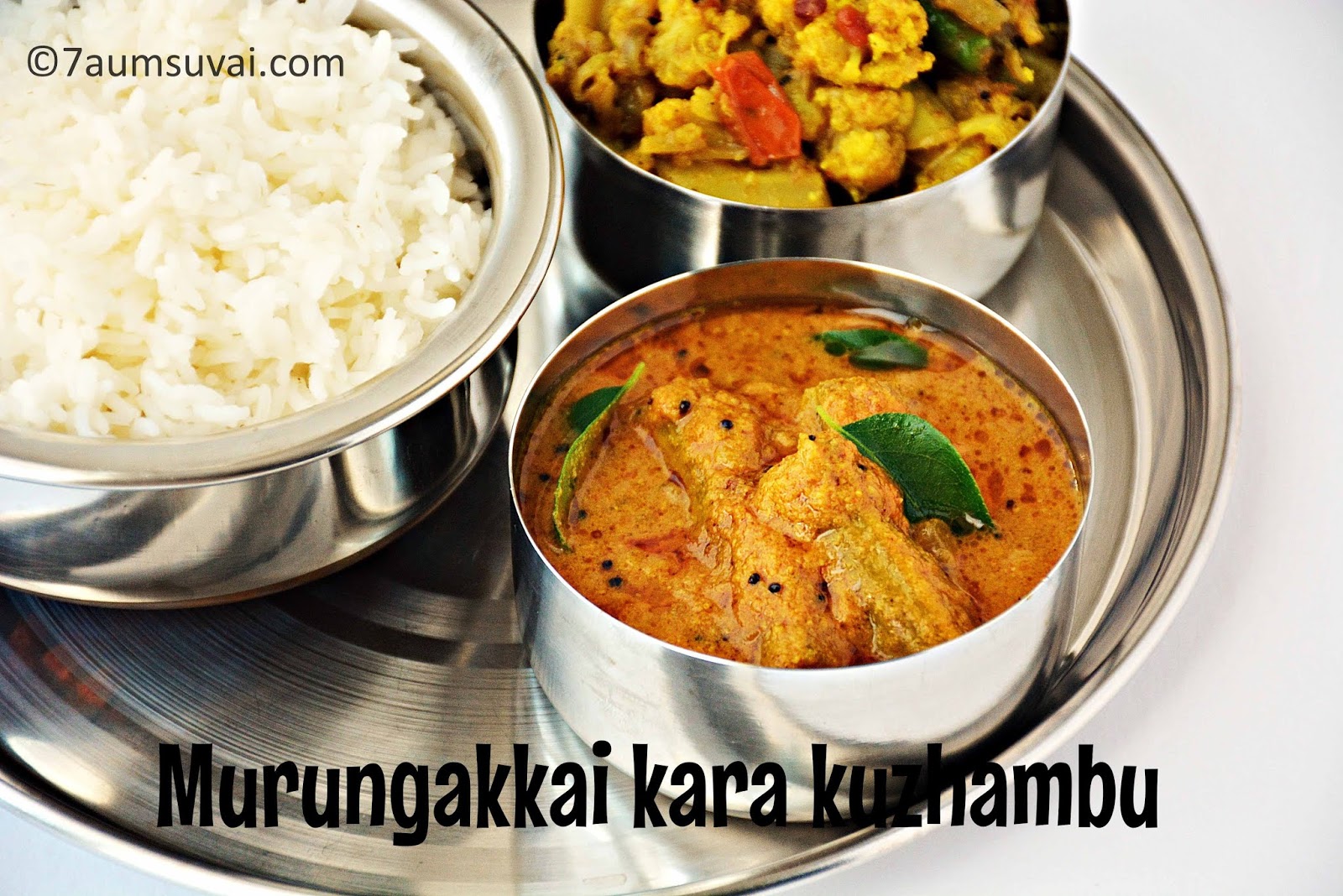 Murungakkai kara kuzhambu / Drumstick curry (tamarind based) / Recipe ...