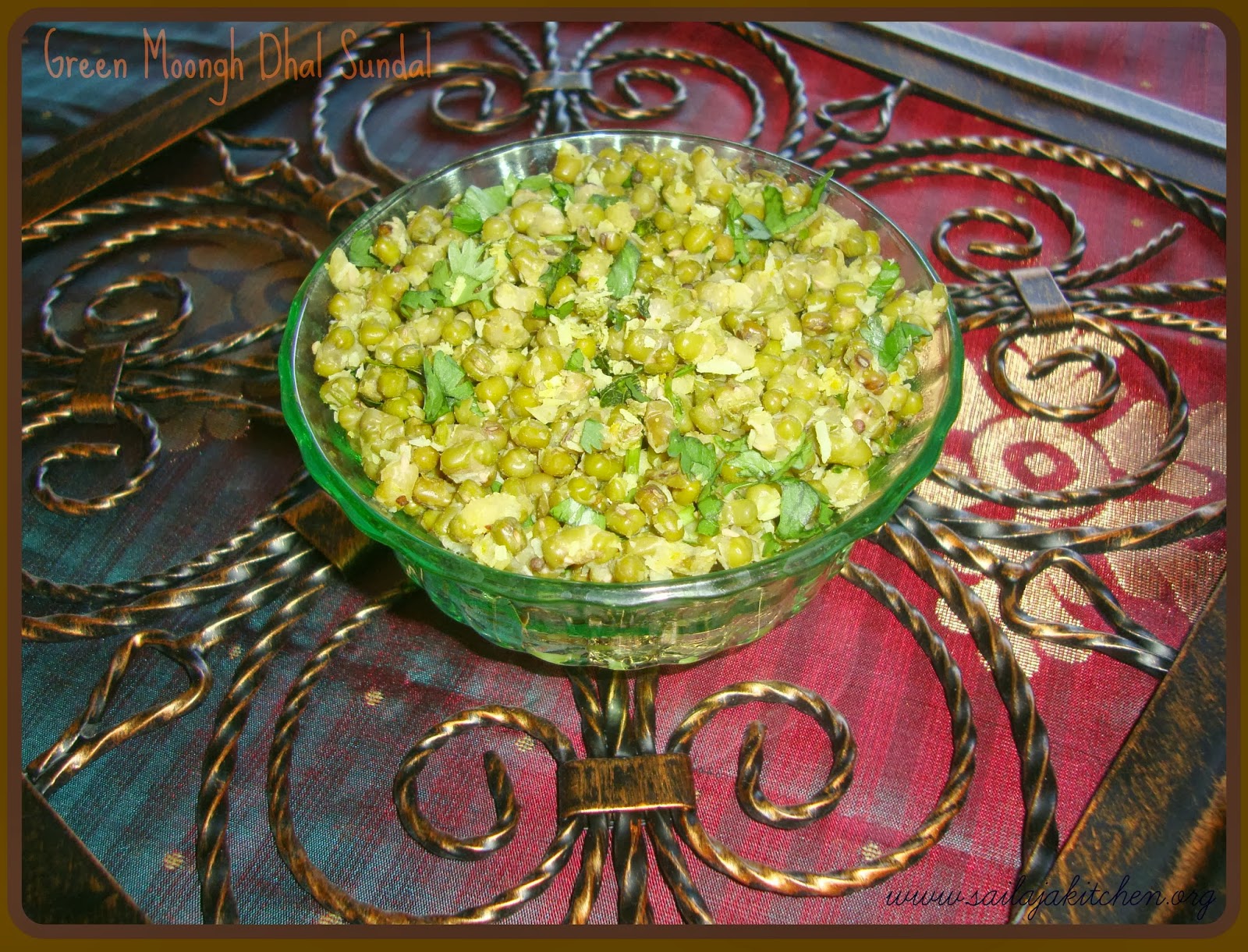 Sailaja Kitchen...A site for all food lovers!: Green Moongh Dhal/Green ...