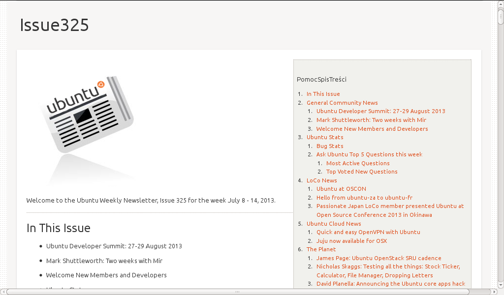 Tandem Windows-Ubuntu: Tygodnik Ubuntu (325)