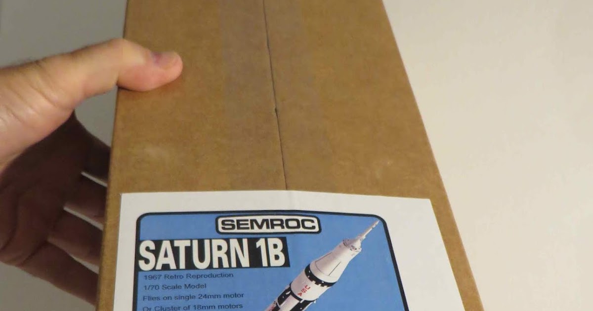 Model Rocket Building: Semroc Saturn 1B, Build, OOP #KS-1, Part 1 ...