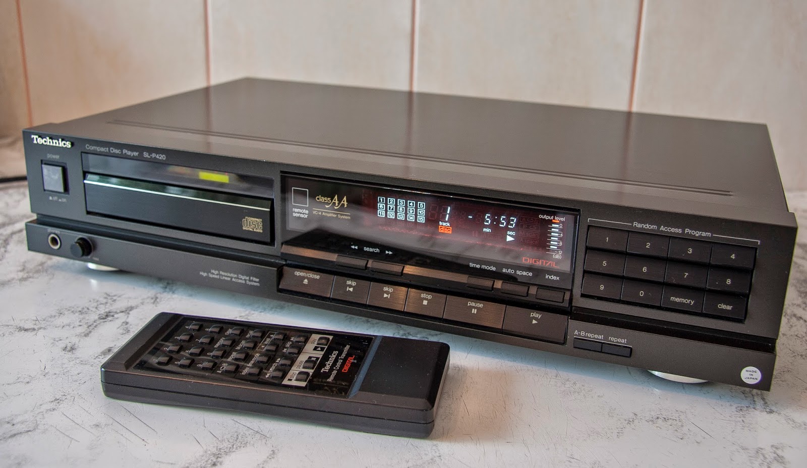 Golden Age Of Audio: TECHNICS SL-P420 CLASS AA FF-1 MULTI VOLTAGE CD ...