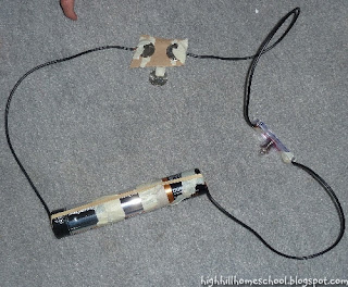 Highhill Homeschool: Make your own electrical switch