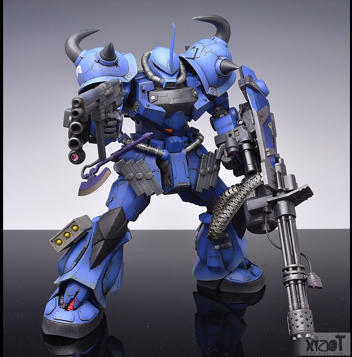 GUNDAM GUY: NG 1/100 MS-78B-3 Gouf Custom Conversion Kit - Painted Build