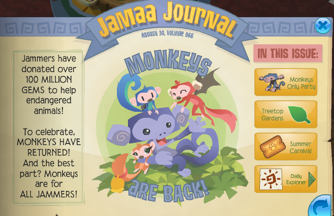Professor Bravescout's Animal Jam Bash: Jamaa Journal Volume 68