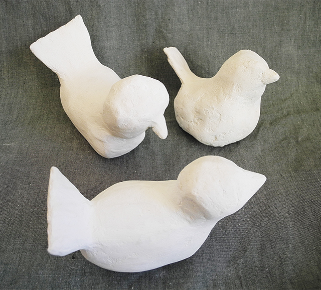 Jules Madden: DIY Craft Tutorial: Plaster Birds