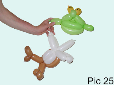 Balloon animals twisting instructions: Balloon Shrek