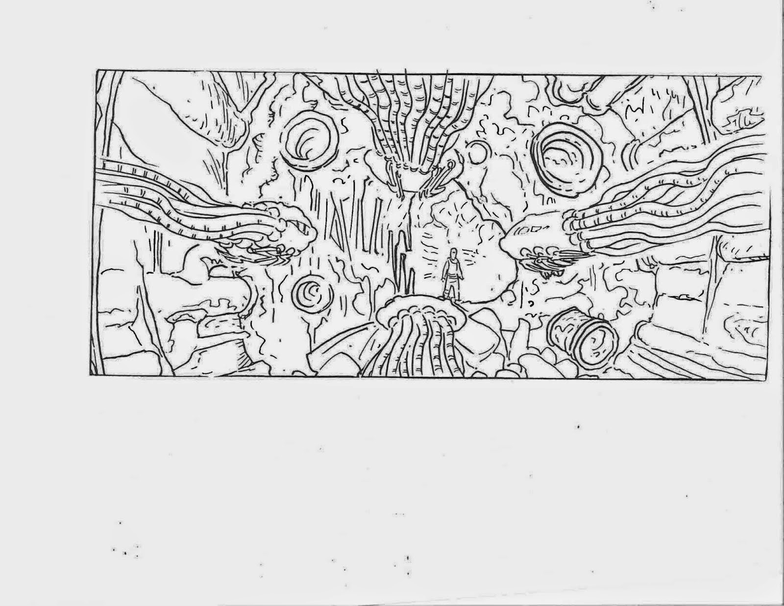 See Sentinels Attack in THE MATRIX RELOADED Storyboards by Ricardo ...