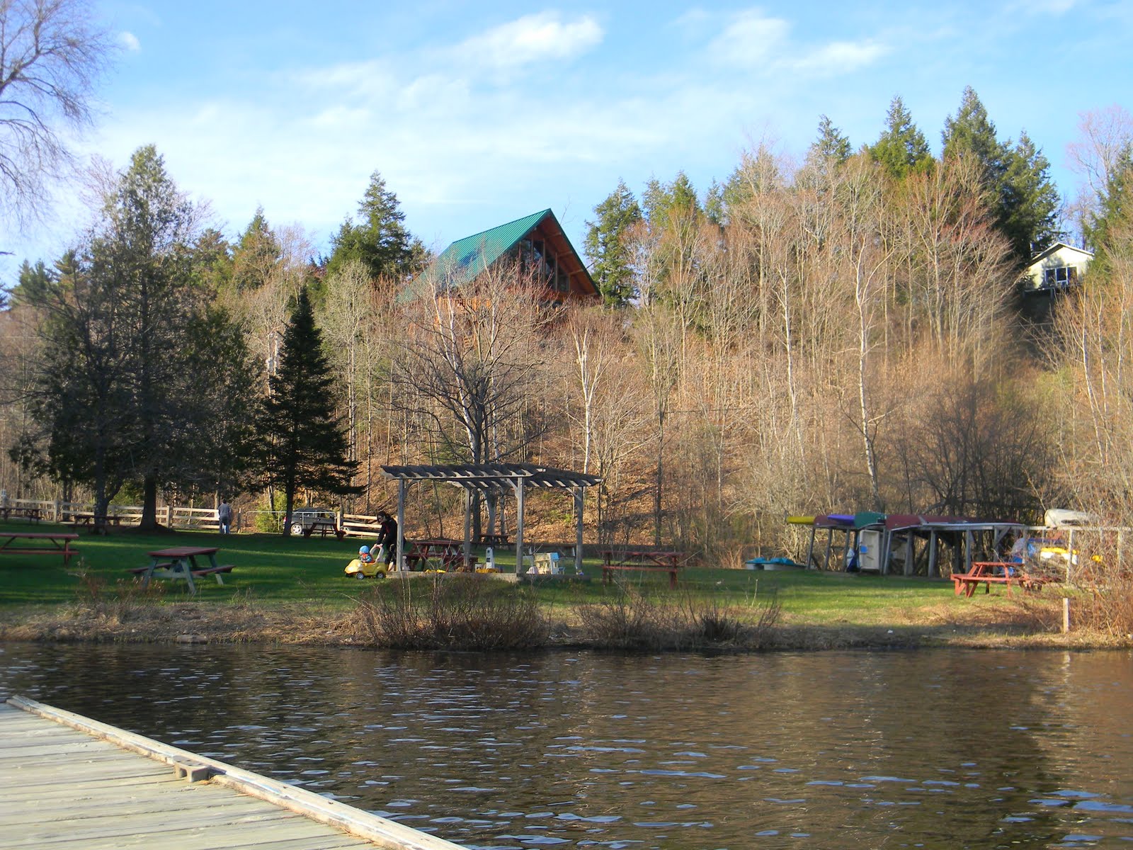 Solinette Bobinette in Canada: Lac Nick avec Cora et Eric