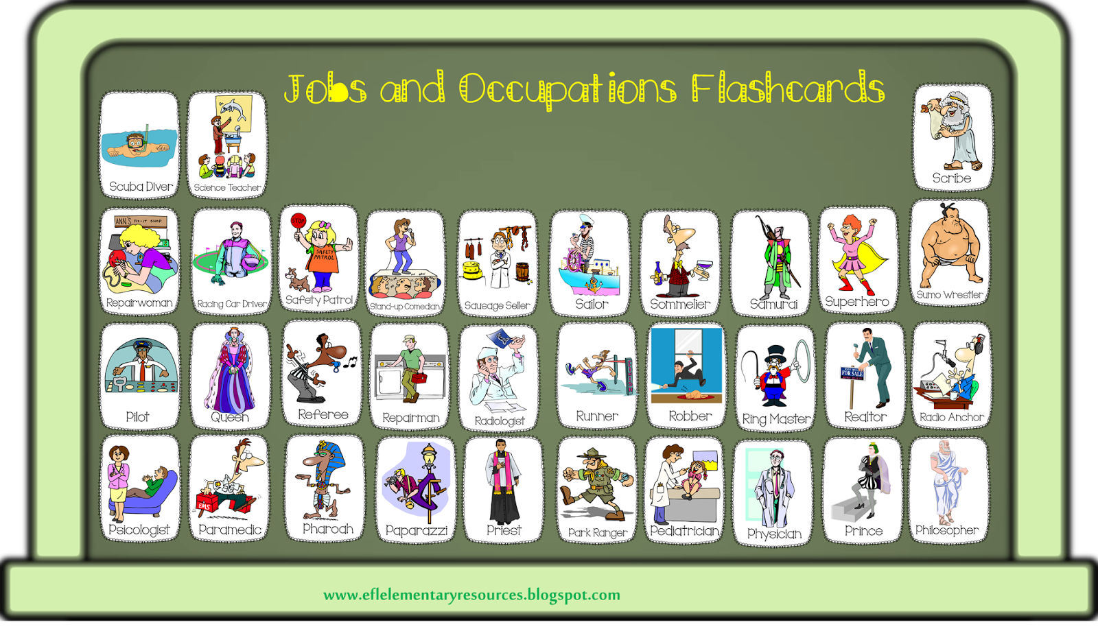 EFL Elementary Teachers: Community Helpers, Jobs and Occupations