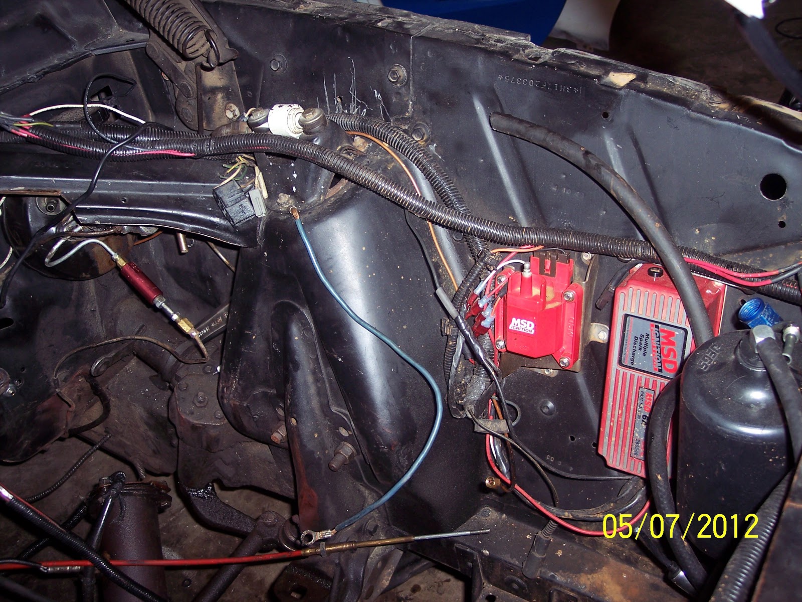 Mustang Engine Bay Wire Tuck