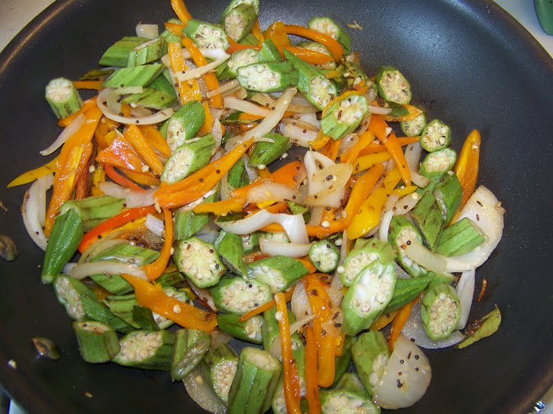 Kitchen Simmer: Spicy Curried Okra (Throwback Thursday)