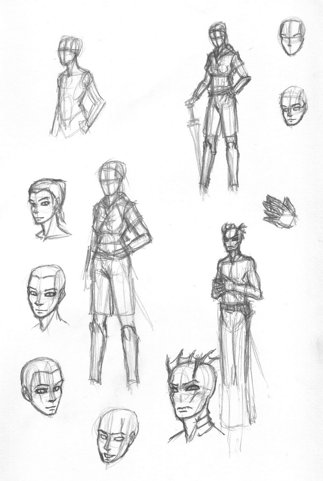 D R Designs: 3 Quarter View Pose Tests