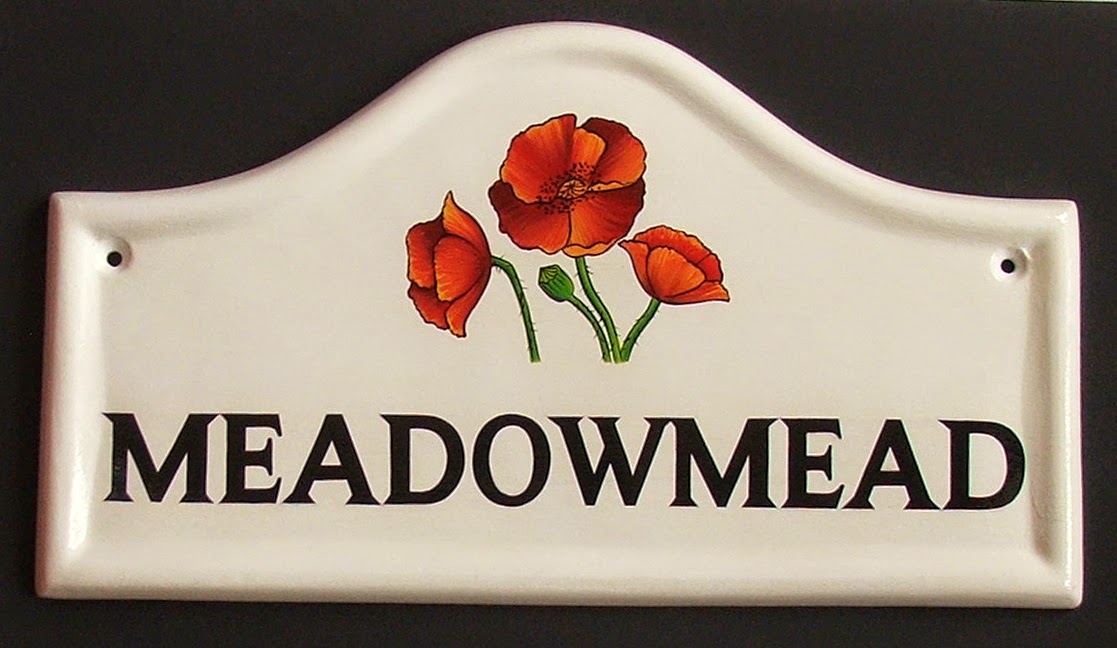 Hand Painted House Signs by Ceramic Art: House Signs, House Plaques and ...