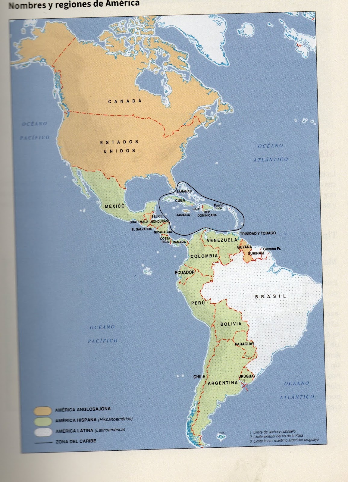 Geografía 2° Año - Don Bosco Norte: Los nombres de América