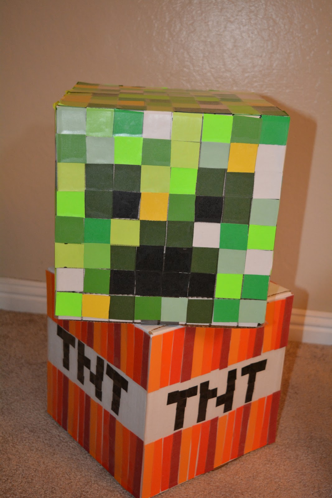 Tough is not enough: DIY Minecraft Creeper Costume (aka Creepus Explodus)