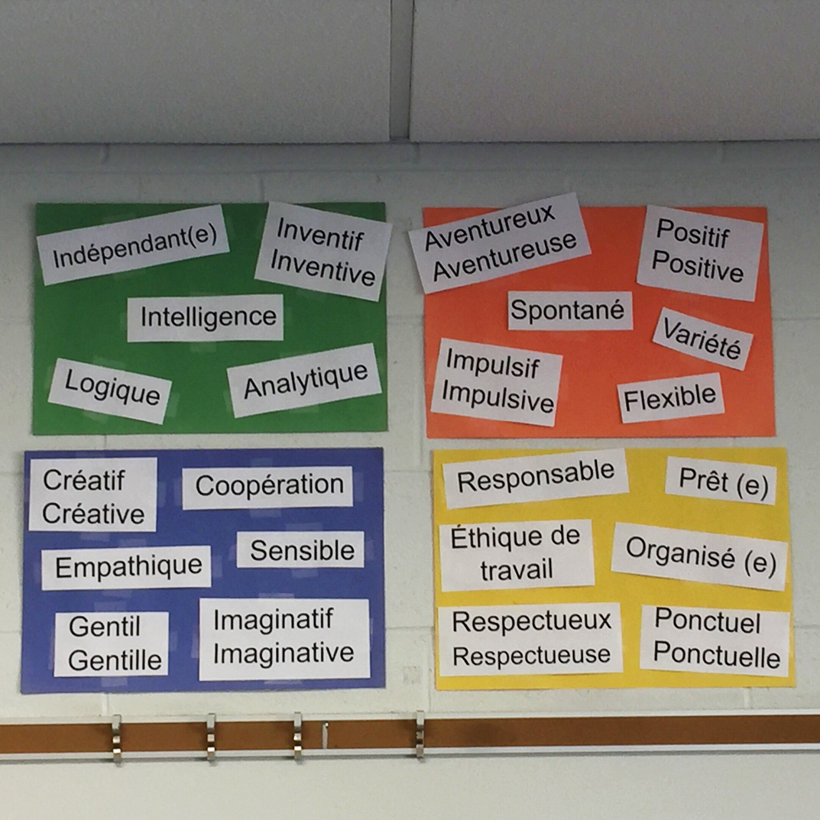 Teaching in Pantoufles: True Colors - Getting to Know Your Students