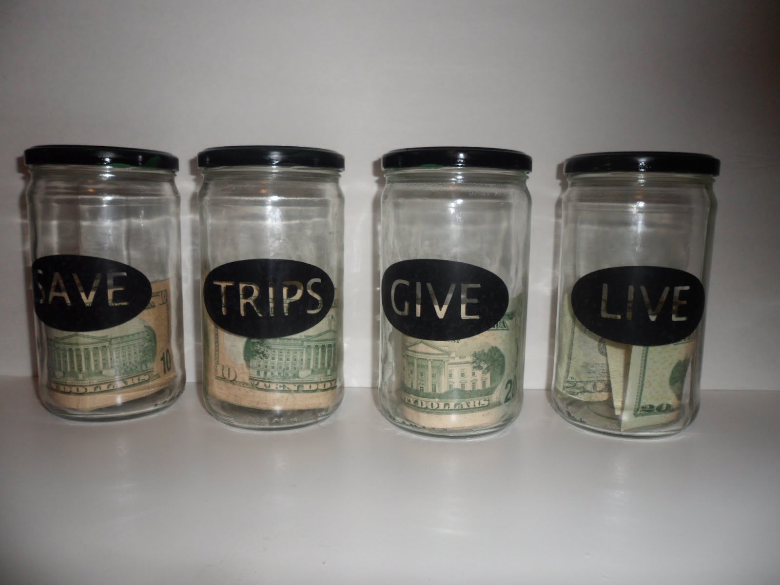 Strange Gratitude: Money jars