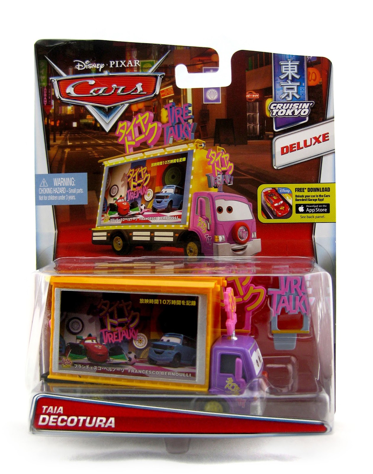 Dan the Pixar Fan: Cars 2: Taia Decotura (Tire Talky Truck)