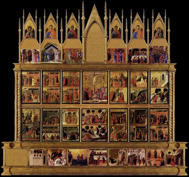 Le Muse : DUCCIO di Buoninsegna (Siena, ca. 1255 - 1319): Ricostruzione Polittico con la Maestà ...