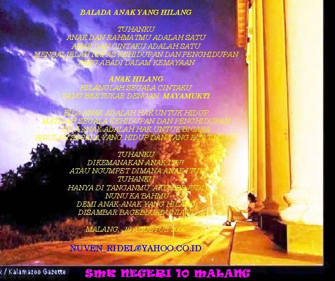 Guru Bahasa Indonesia SMK: PUISI BALADA