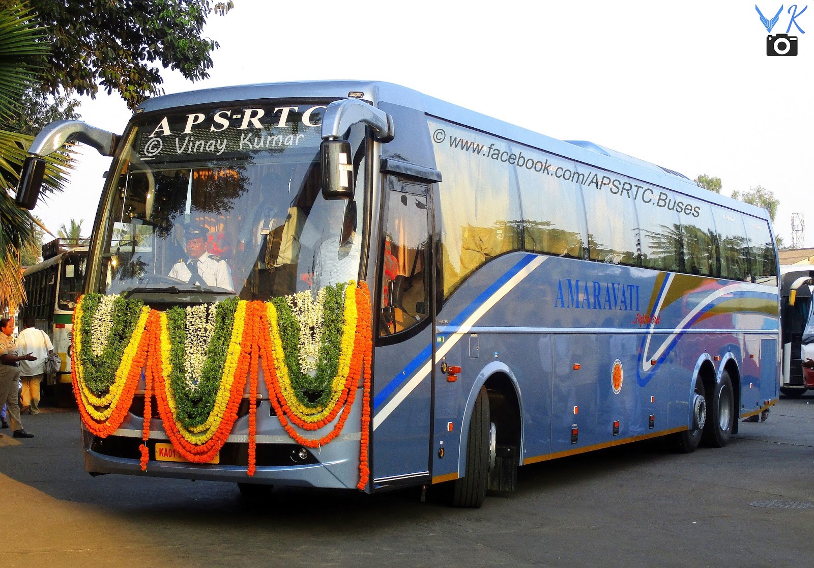 APSRTC AMARAVATI VOLVO B9R IShift & SCANIA Metro Link 13.7m HD Buses.