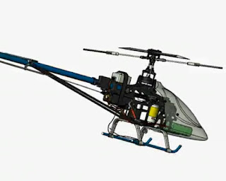 3D Model Of Remote Control Helicopter Animation Camera 360 by ...