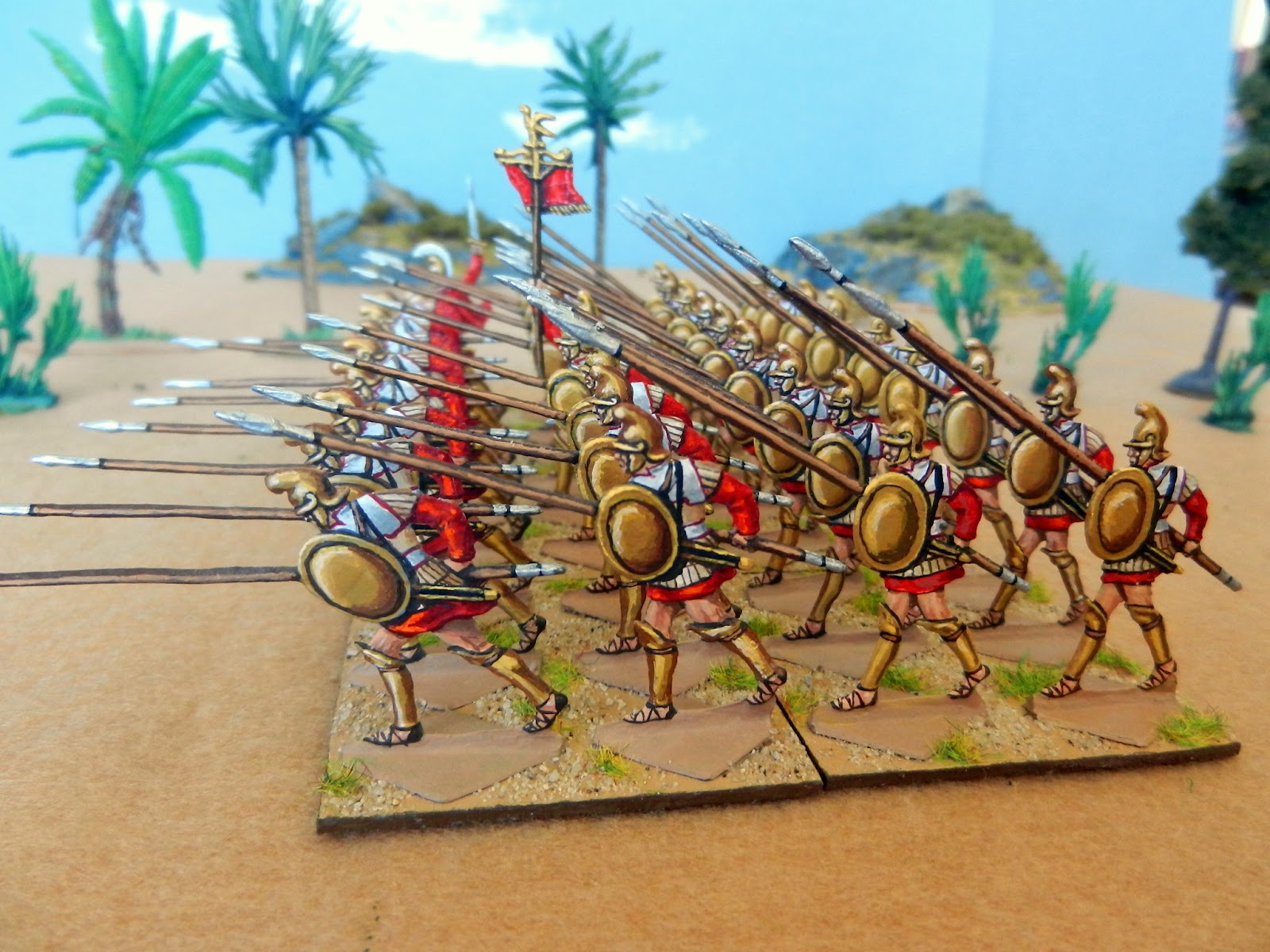 Castles of Tin: Heinrichsen Phalanx Completed - 30mm Flats