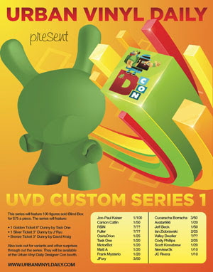 UVD Custom Series 1 by Urban Vinyl Daily @ DesignerCon 2012