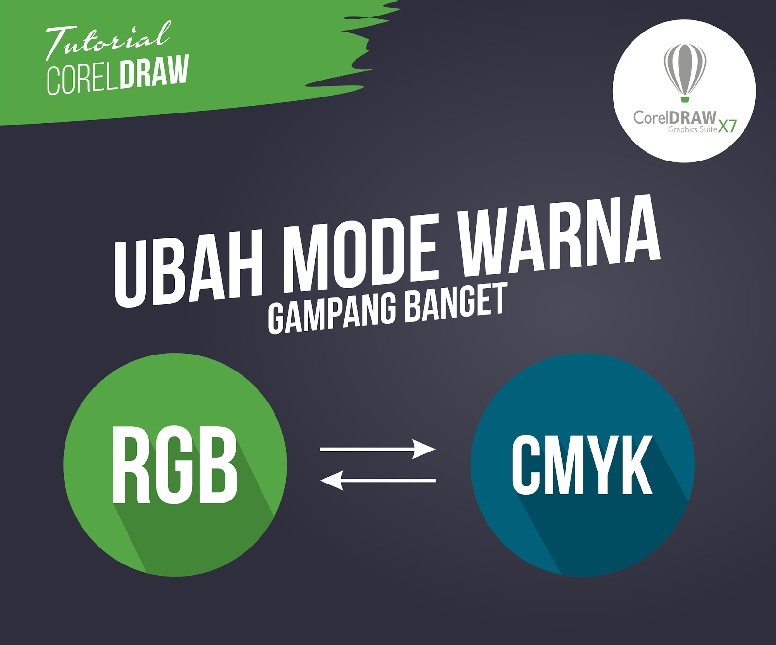 Cara Cepat Ganti Mode Warna RGB - CMYK Sekaligus di CorelDRAW - Bang Abu Design