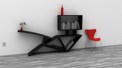 Bookshelf: Sneglen Snail bookshelf