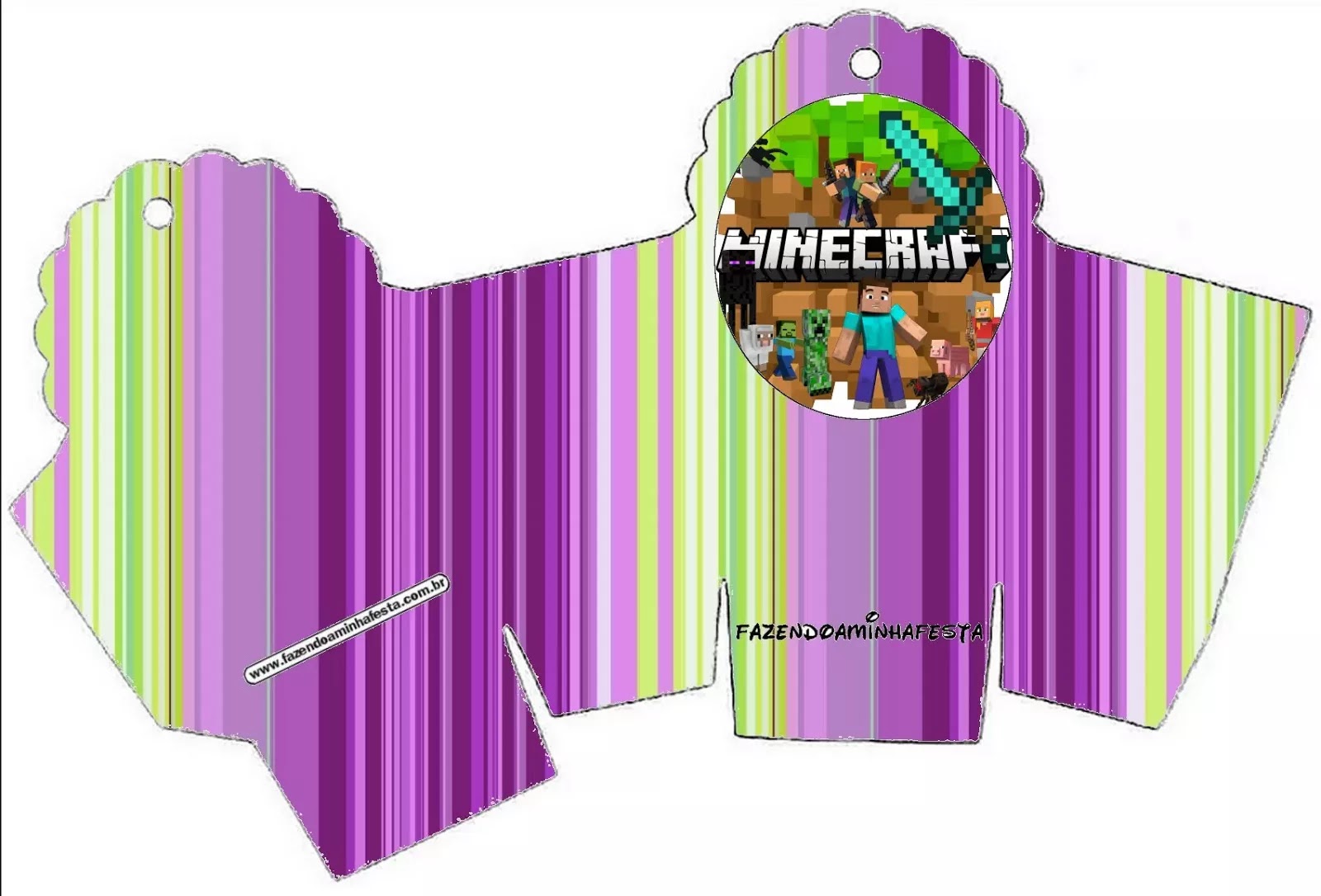 Minecraft Birthday Free Printable Boxes. - Oh My Fiesta! for Geeks