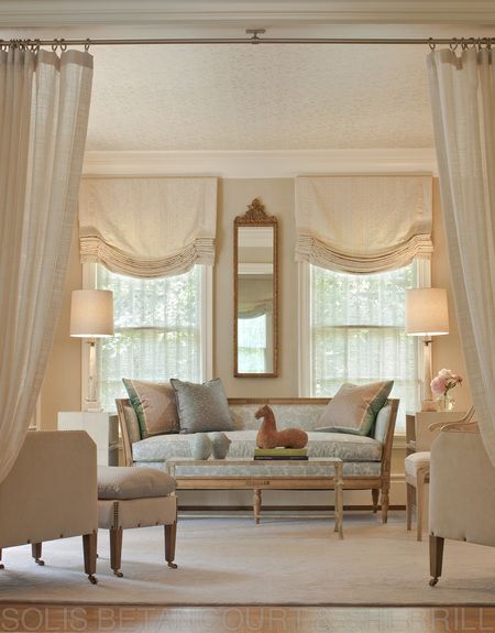 Eye For Design: Decorating With Portieres........Drapes For Your Doorways