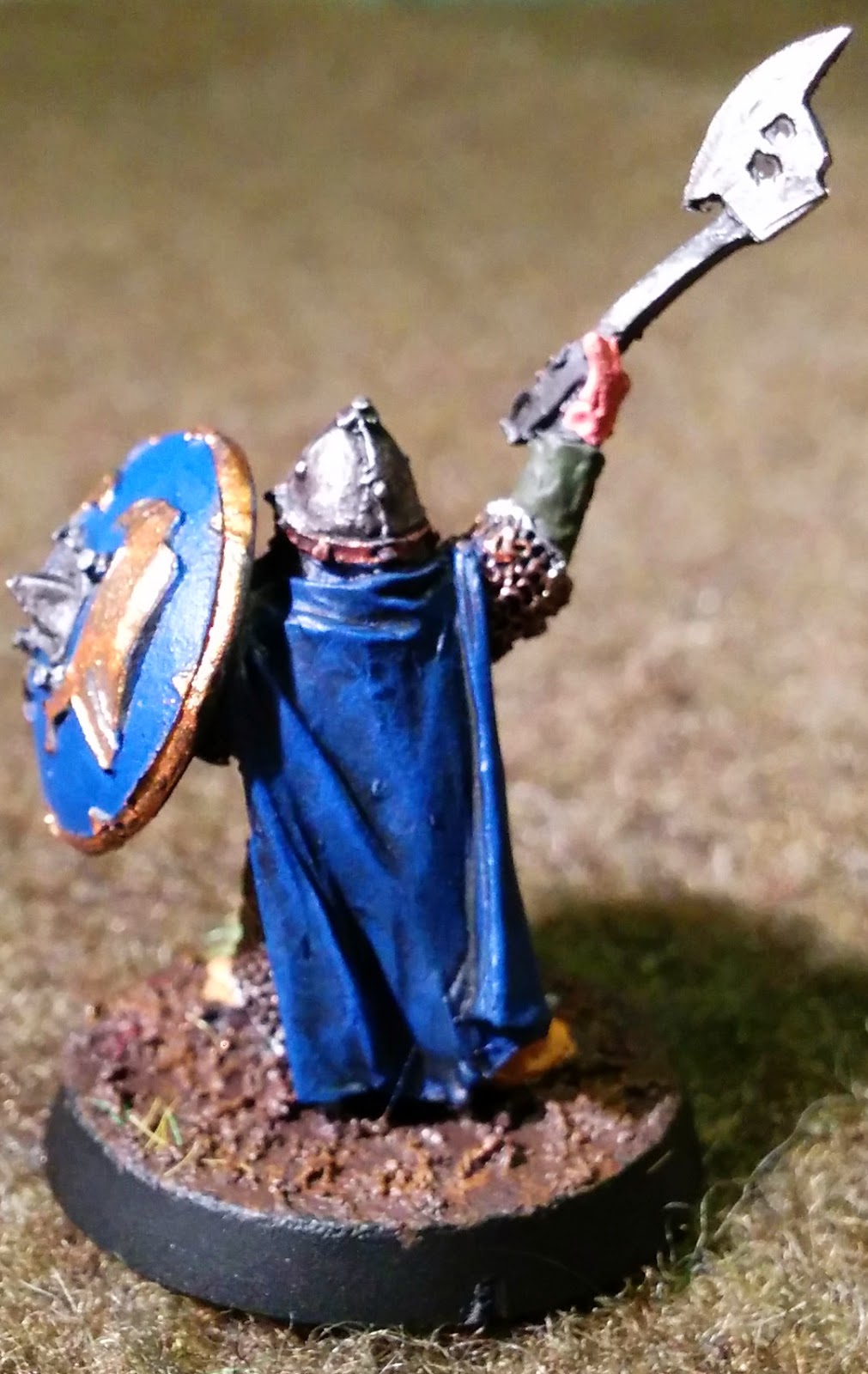 Lord of the Rings Minis: Dwarf Captain, Shieldbearer and Banner